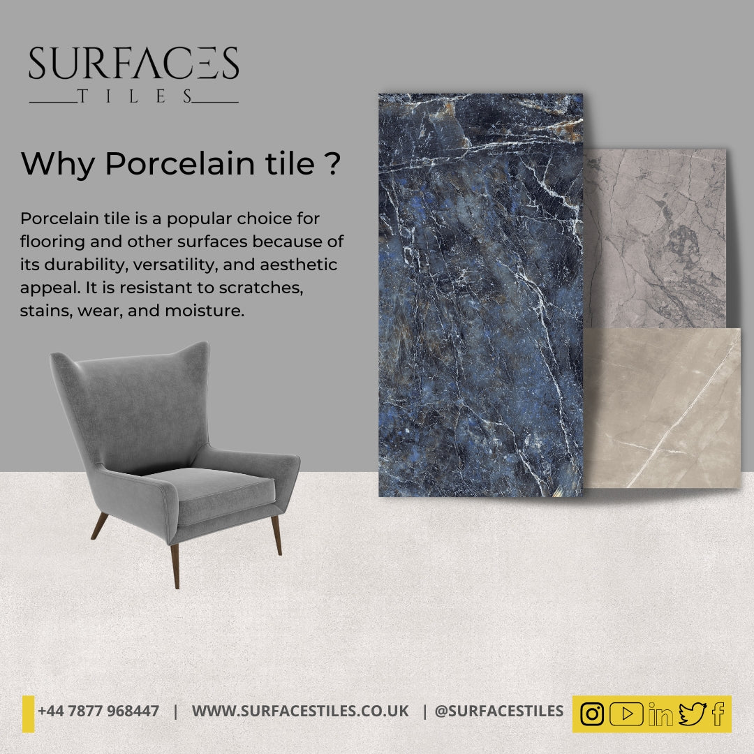 Why You Should Choose Porcelain Tile for Your Space?– Surfaces Tiles