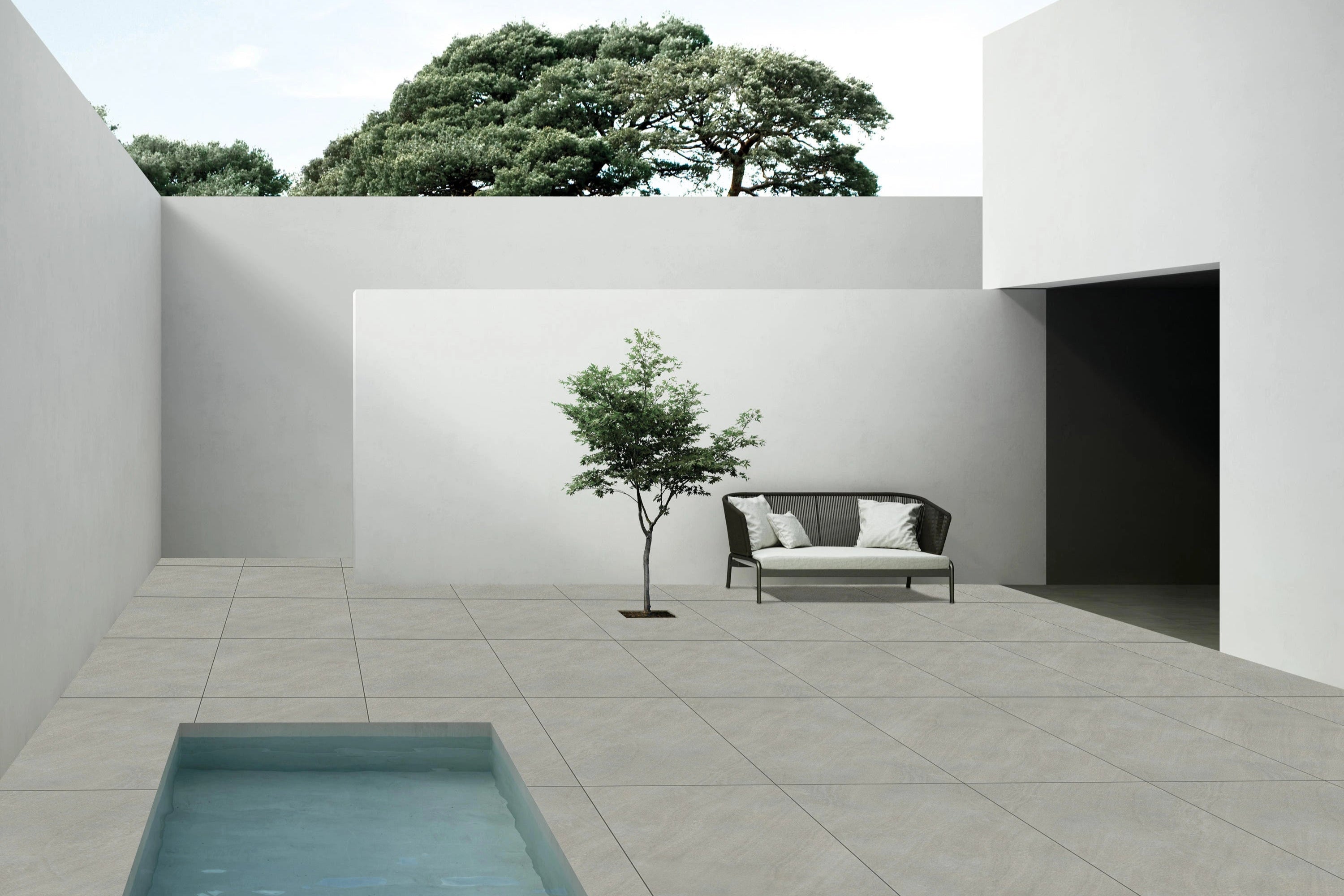 Austin Grey 60x60 cm Outdoor Matt Porcelain Floor Tiles– Surfaces Tiles