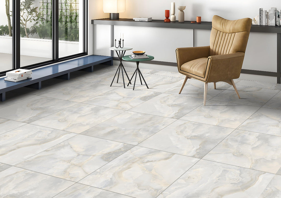 Rubi Onyx Beige 60x60 cm Matt Porcelain Tiles– Surfaces Tiles